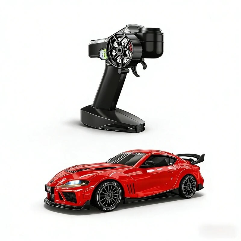 MN MODEL Supra 1087X Статический радиоуправляемый дрифт кар 1:43 Красный, RC Car Red