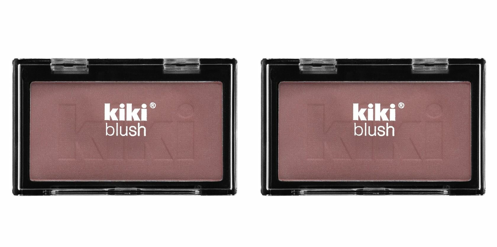 Kiki Румяна для дица Blush, тон 804 Коричнево-розовый, 2,9 г, 2 шт/