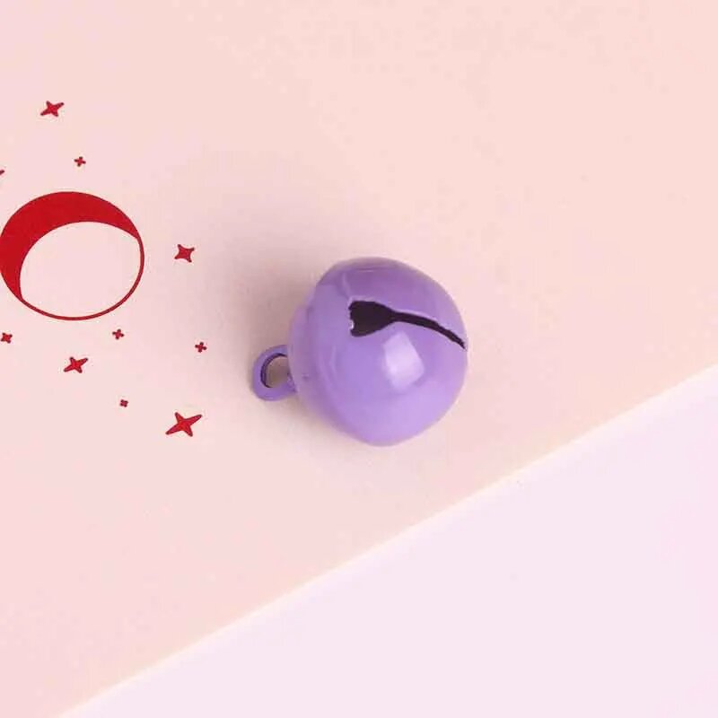 Металлические новогодние колокольчики Фиолетовый, Shen Purple (10PCS)