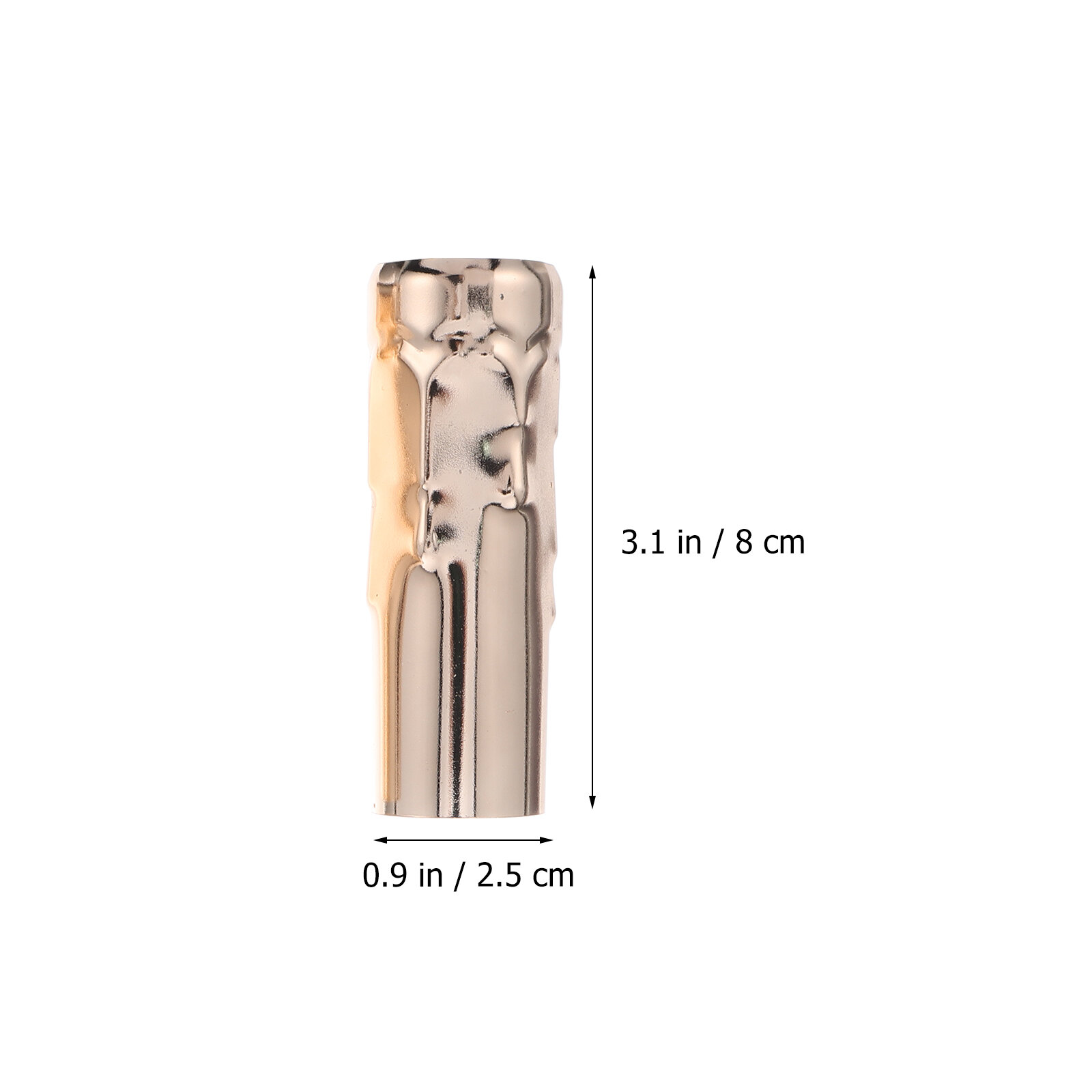 6 Штук Золотые Держатели Свечей Трубки Для Свечей E14 8.00X2.50X2.50Cm