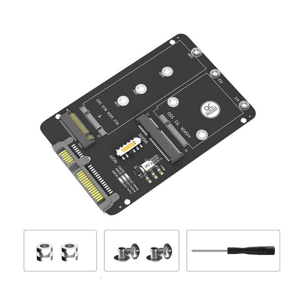 2.5-дюймовый корпус для SSD M.2 на SATA3, Плата адаптера
