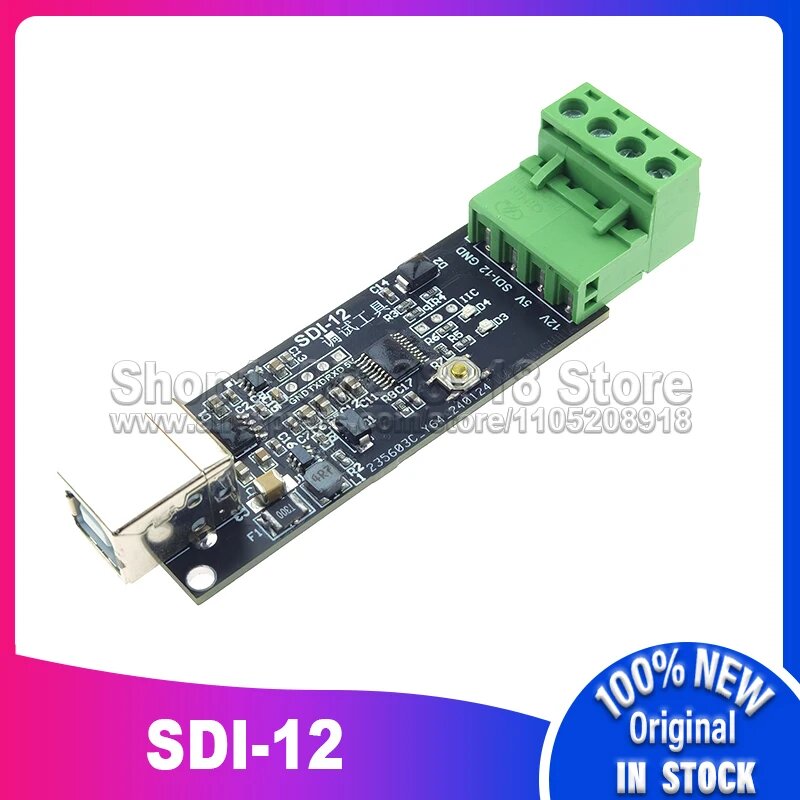 Конвертер отладки протокола захвата платы USB в SDI-12 Тест датчика SDI12