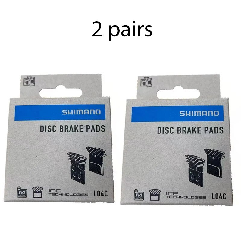 Тормозные колодки Shimano L03A L05A L04C Ice Tech Черный, L04C 2 SET boxed