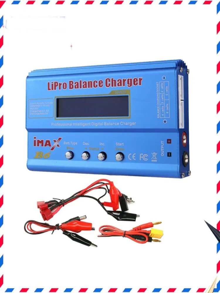 Умное Зарядное Устройство Для Аккумулятора B6 80 Вт Lipo + NiMh Li-Ion Ni-Cd Digital Lipro
