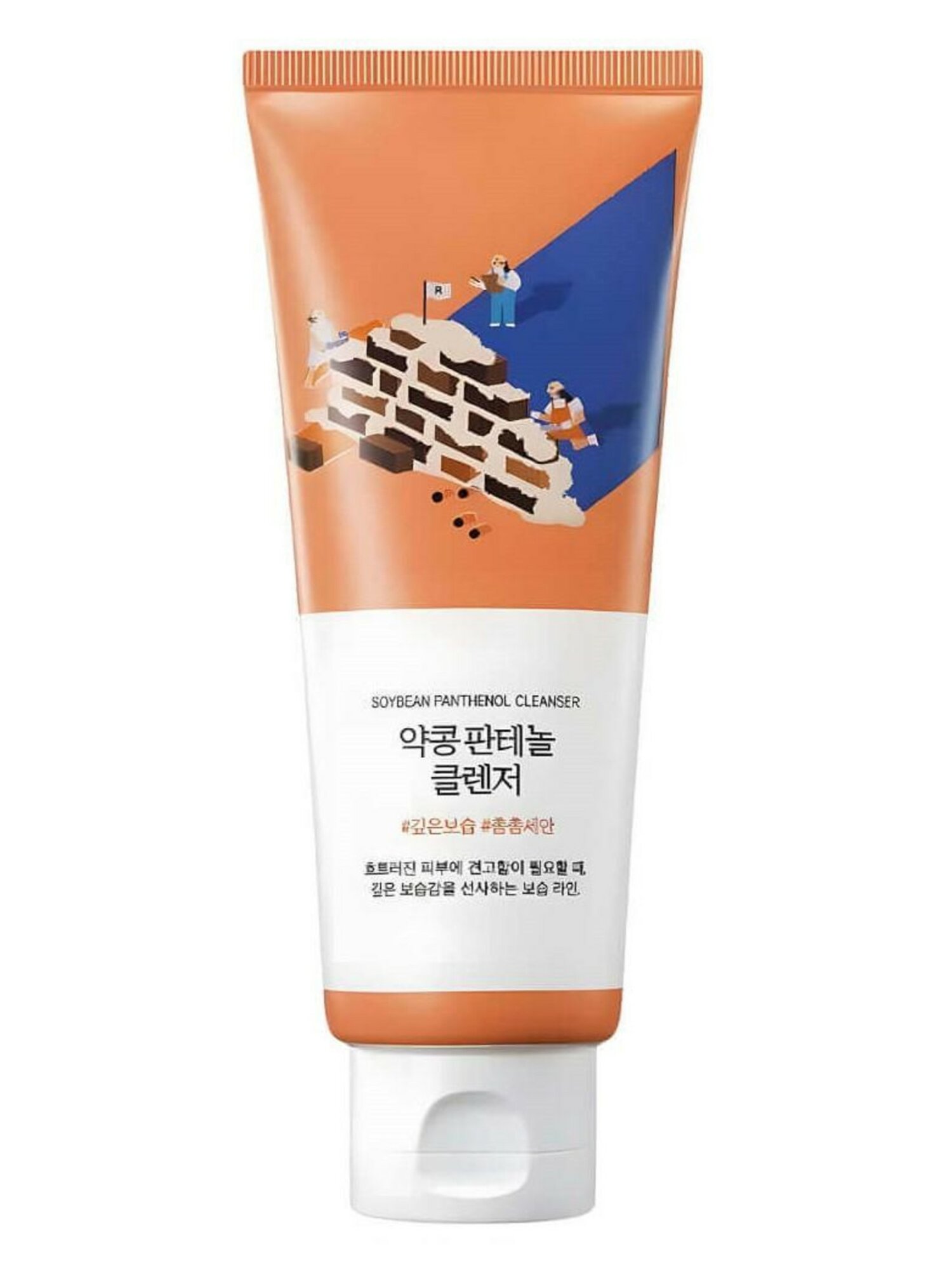 Пенка Round Lab "Soybean Panthenol", с пантенолом, для умывания, 150мл