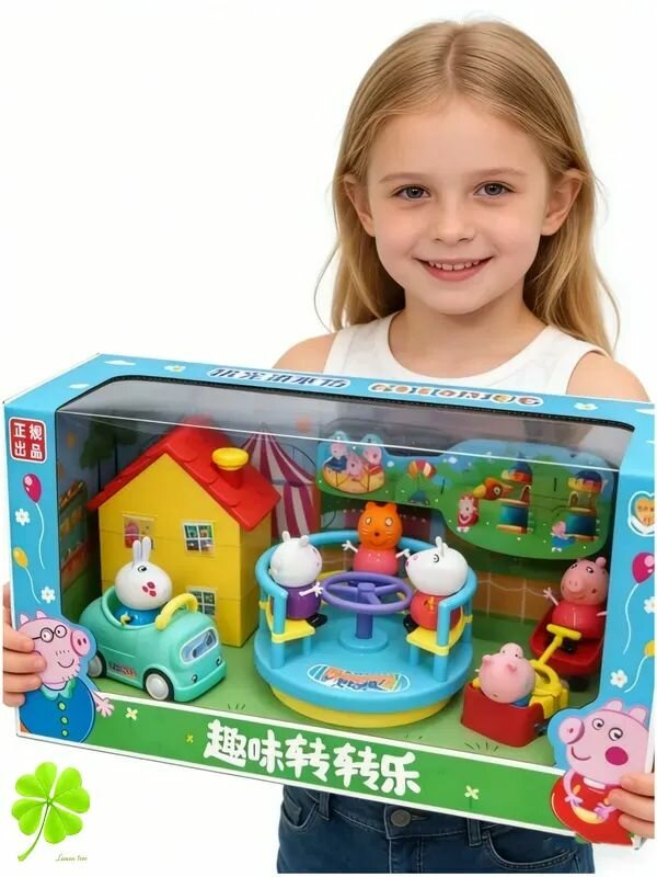 Игровой набор Дом Свинки Пеппы с каруселью и фигурками для детей 3+ от HASBRO (эксклюзив)