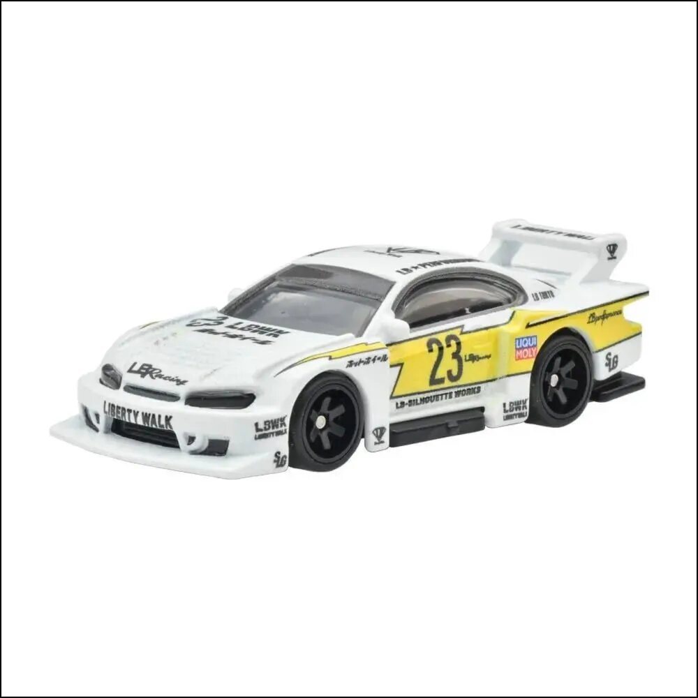 Hot Wheels Premium Boulevard LB Super Silhouette Nissan Silvia (S15) 1:64 масштаб, металл, 2.5 см — фото 1