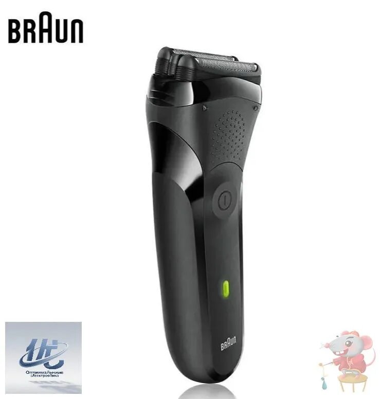 Электробритва Series 3 301S Men Electric Razor, черный