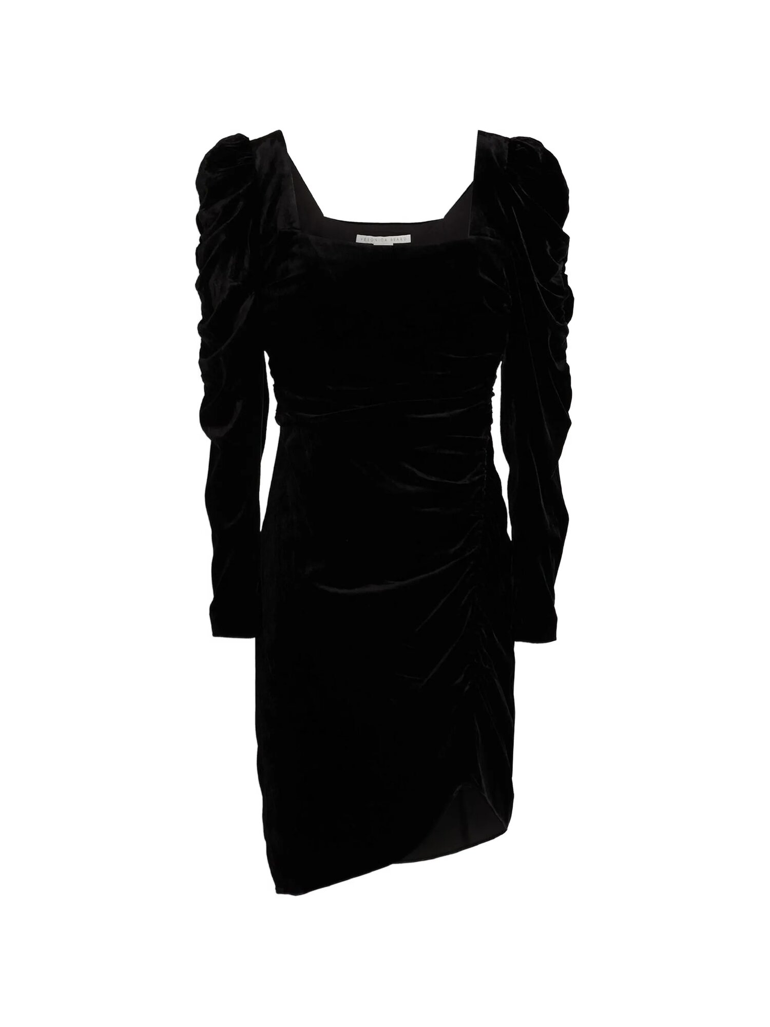 Платье Veronica Beard Toki ruched velvet mini dress