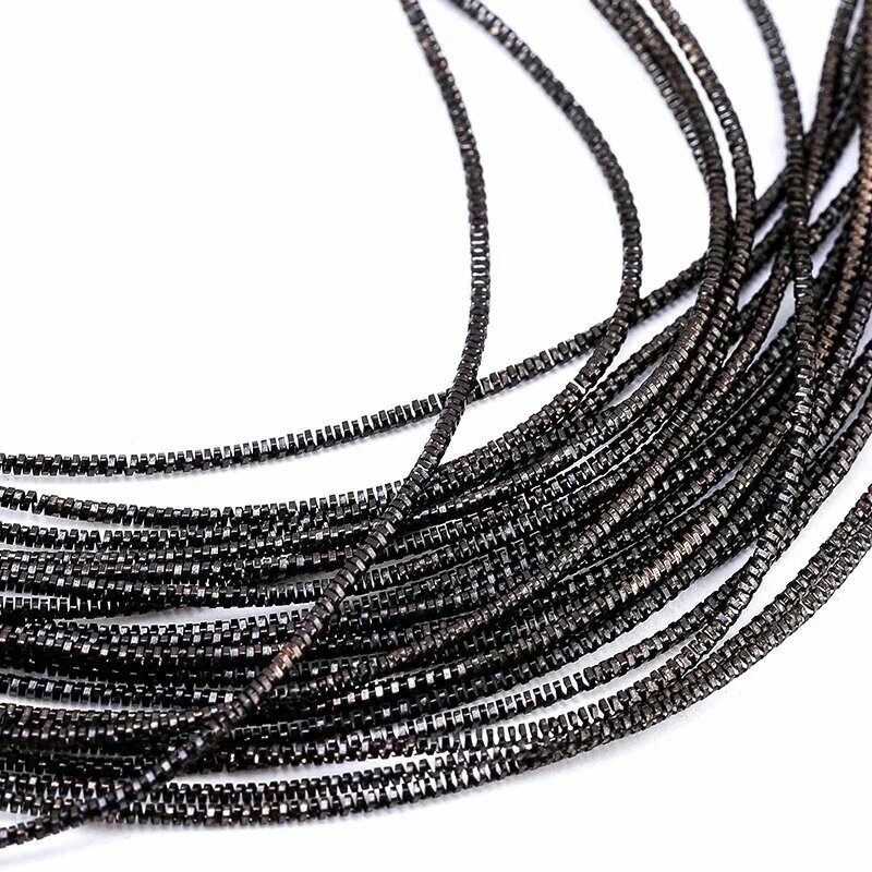 Медная проволока для вышивания DUCRYSTAL Серый, JH Square wire