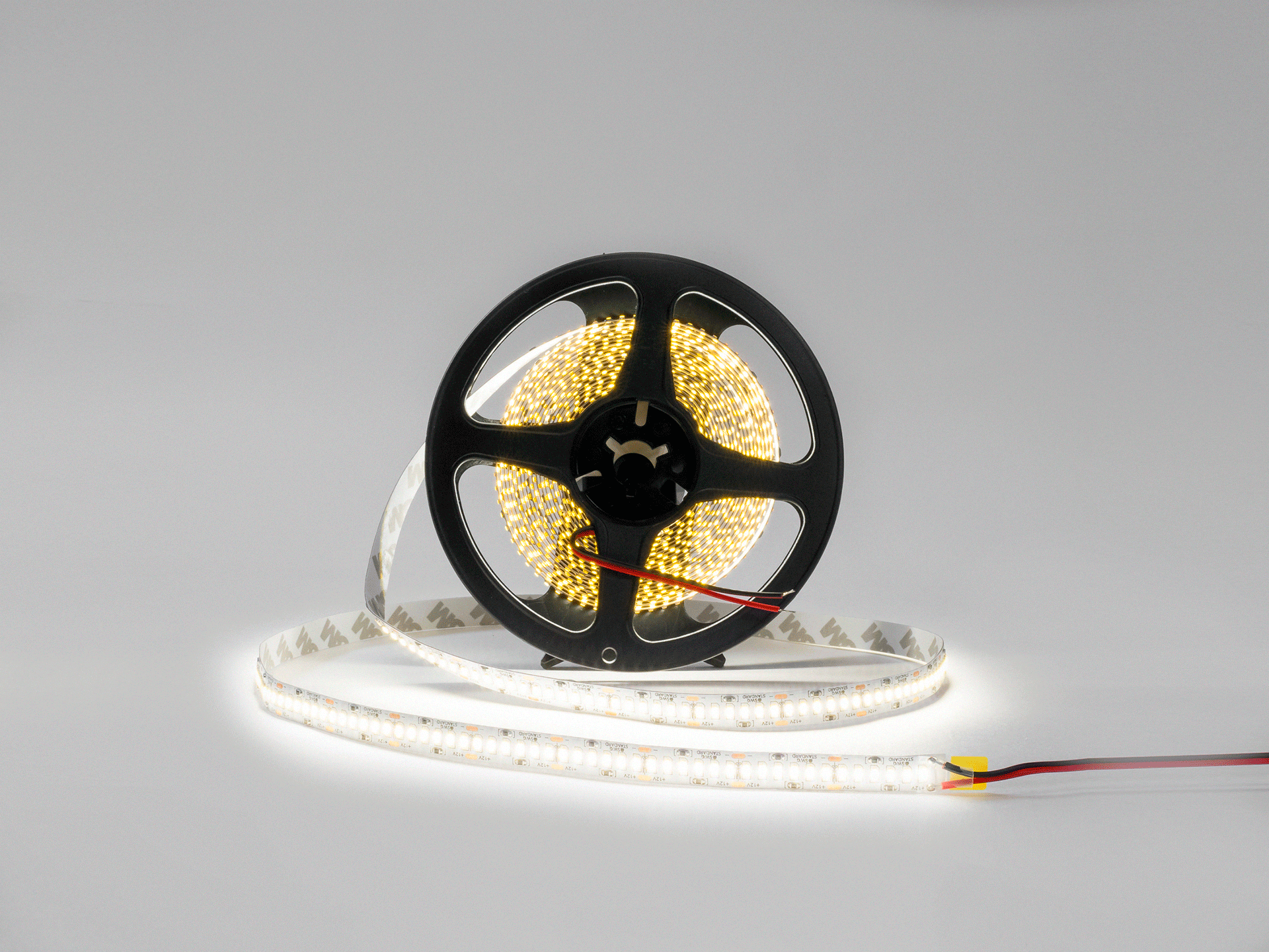 Лента светодиодная 24 Вт/м SMD3014, 12В, IP20, Нейтральный белый, 3М