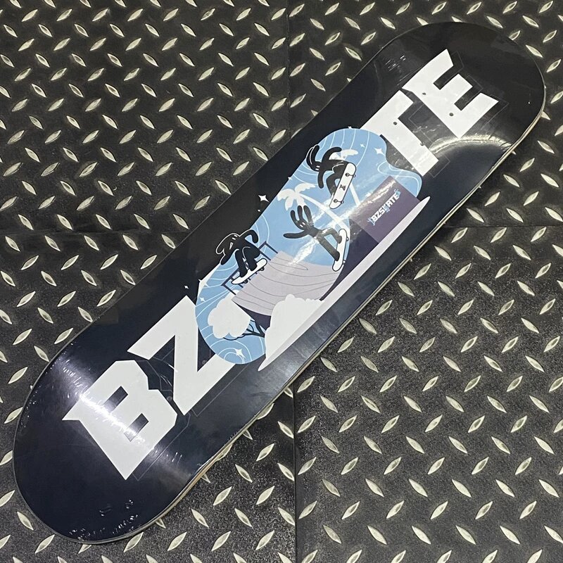 BZSKATE Профессиональная доска из клена с двойным киком 8.0" для новичков с дизайном Зайчик Не Черный