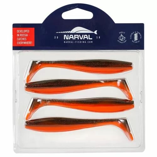 Силиконовая приманка Narval Choppy Tail 12cm #061 4шт.