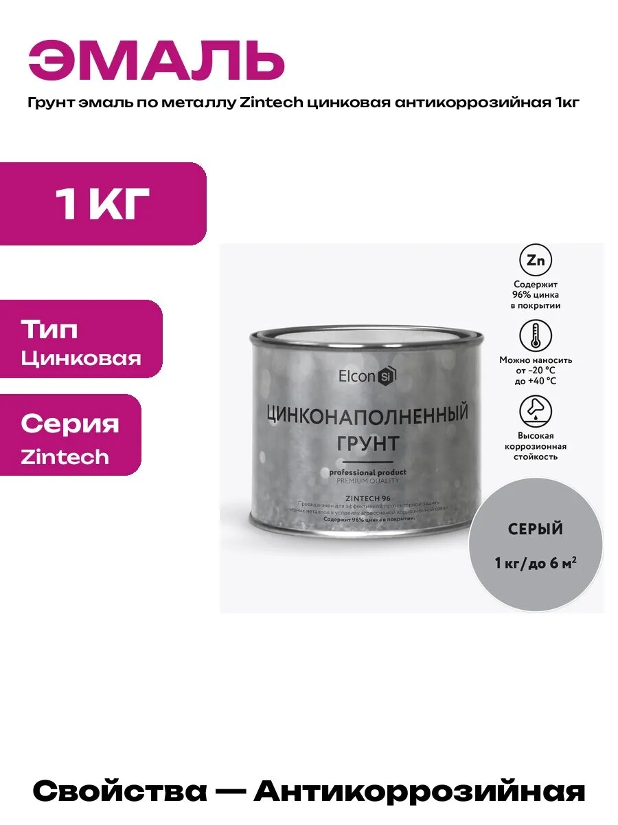 Состав для холодного цинкования Zintech защита от коррозии С