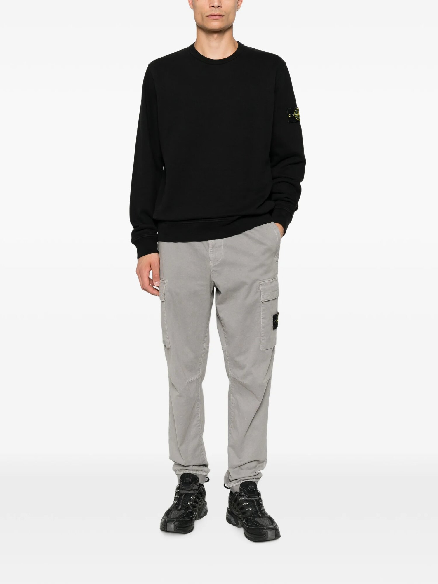 Толстовка Stone Island Logo-patch sweatshirt, размер XL — фото 1