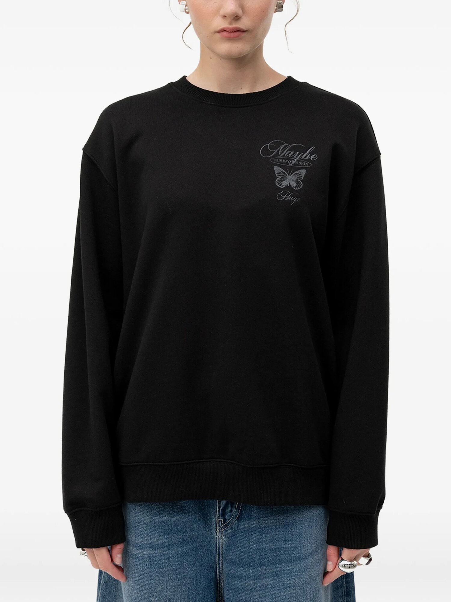 Толстовка Butterfly-print sweatshirt