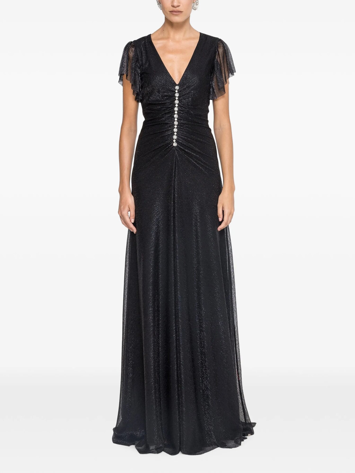 Платье Crystal-detail maxi dress