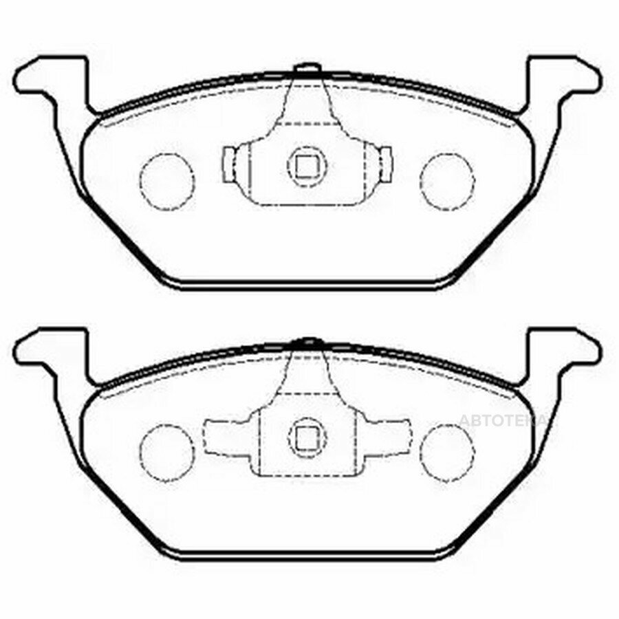 Колодки тормозные HSB HP5168 VW GOLF 4 \ SKODA OCTAVIA A4