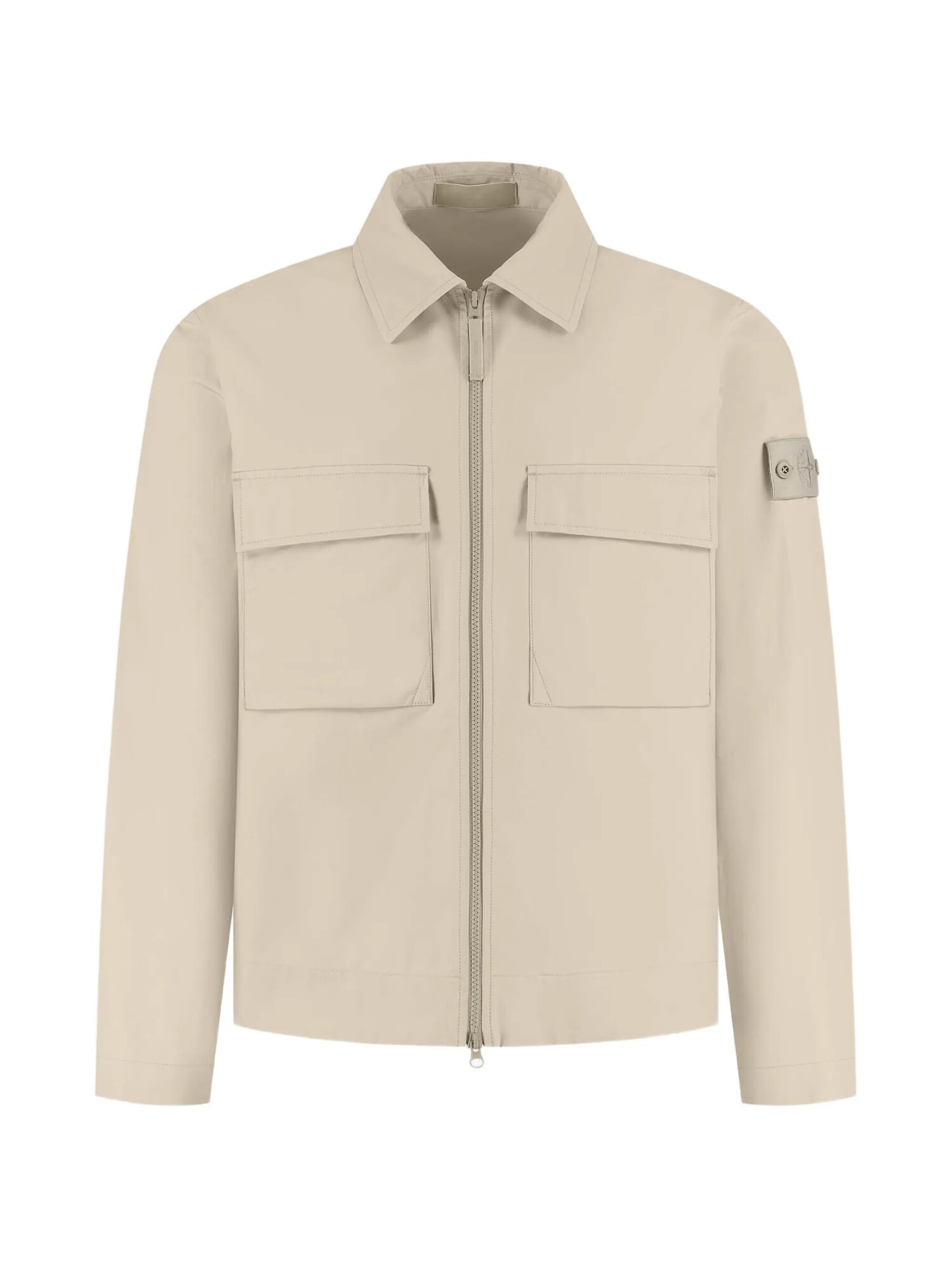 Куртка Logo-patch zip-up jacket