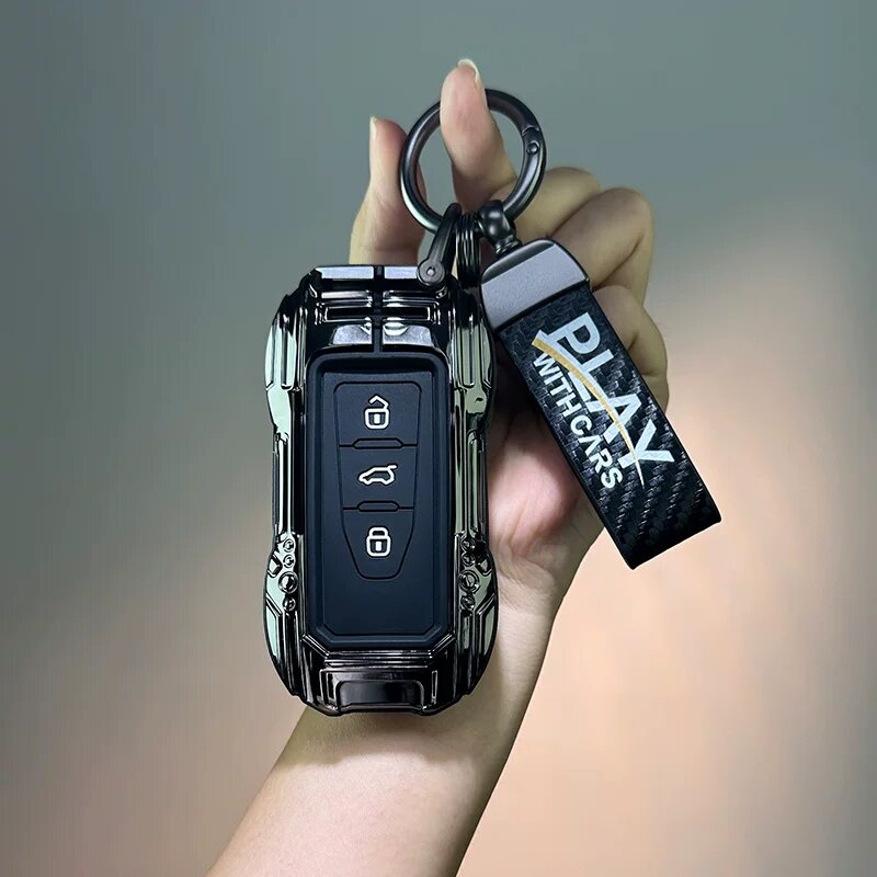 Ключевой чехол для Zhongtai T600/X5/SR7/SR9/T700/Z500/Z300 с черным цветом и пряжкой из длинного волокна, комплект