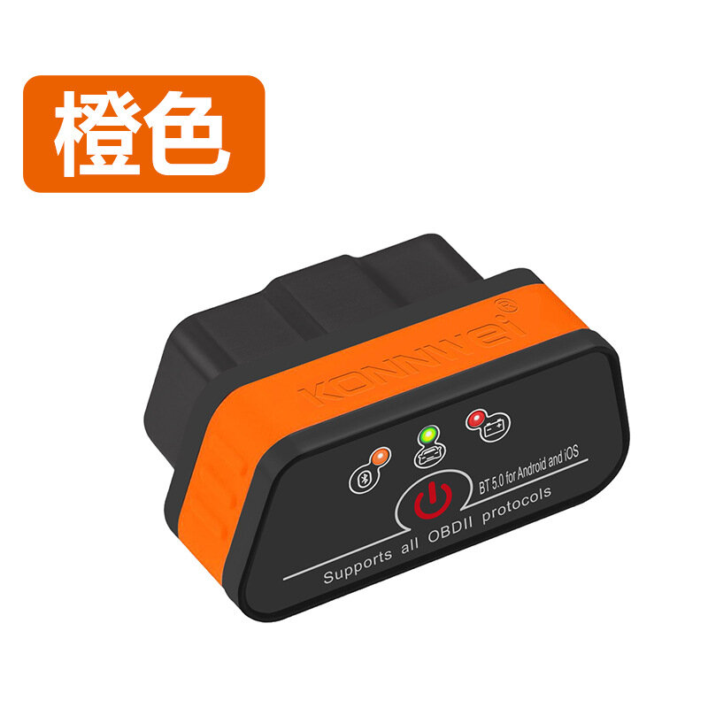 Мини Bluetooth OBD2-сканер – беспроводной диагностический инструмент для Android/iOS, чтение/стирание кодов, живые данные, совместим с Torque и другими приложениями