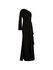 Платье One-shoulder draped gown
