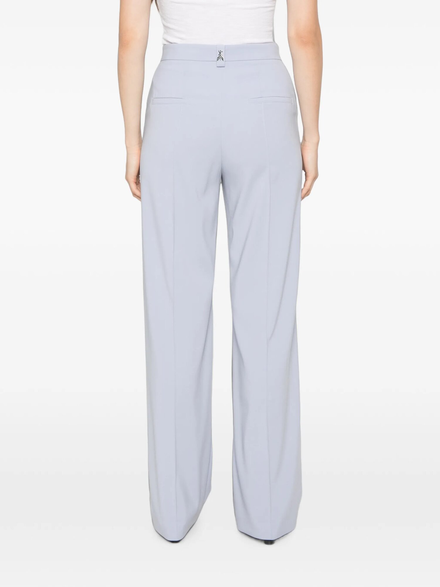 Брюки PATRIZIA PEPE Pressed-crease palazzo pants, размер 40 — фото 1