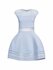 Платье Ribbed-knit mesh-panel mini dress