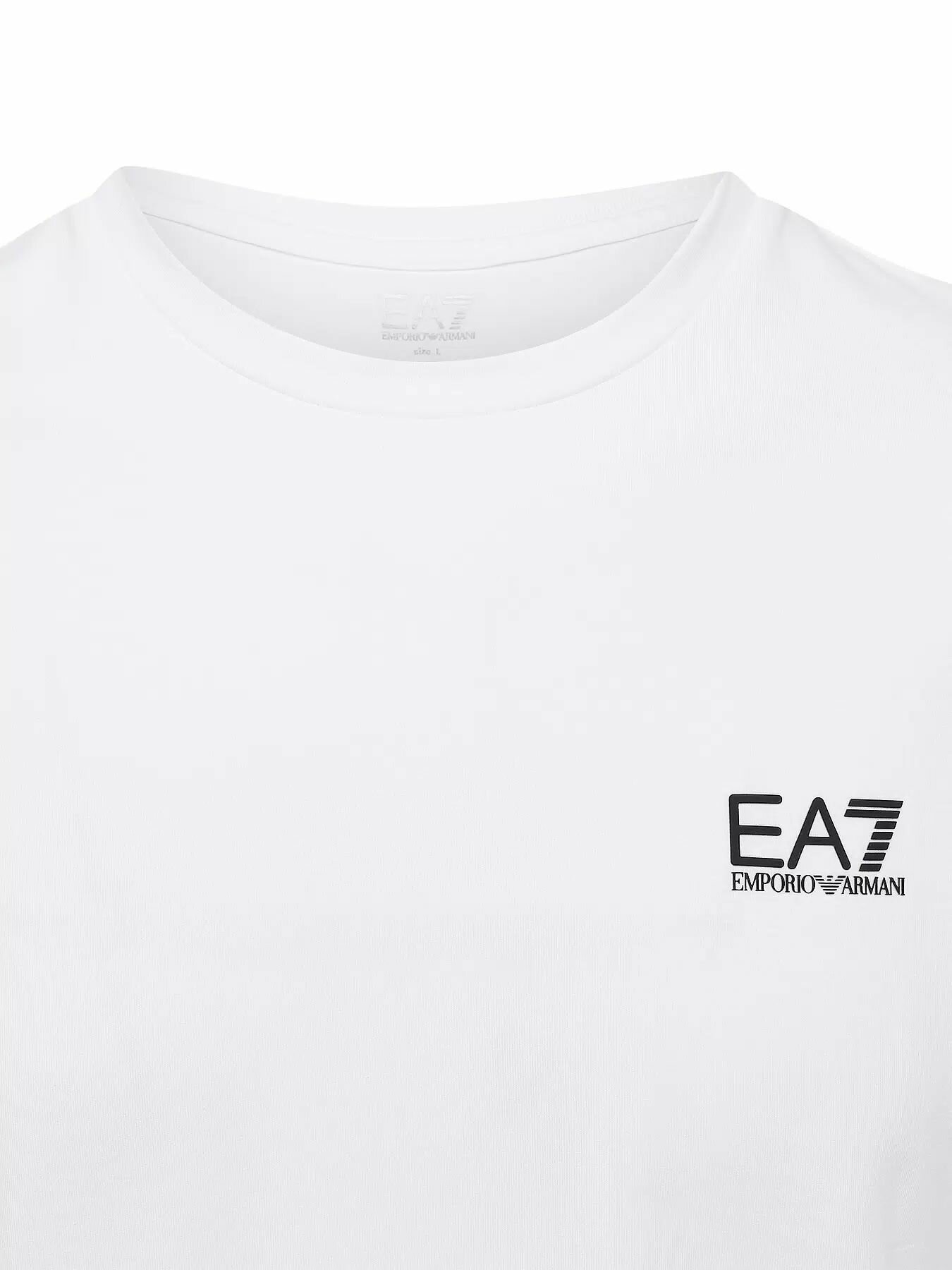 Футболка EA7 EMPORIO ARMANI, размер XXXL, белый, — фото 1