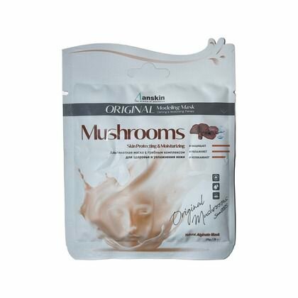 Альгинатная маска с грибным комплексом Anskin Original Mushroom Modeling Mask Refill, 25 г