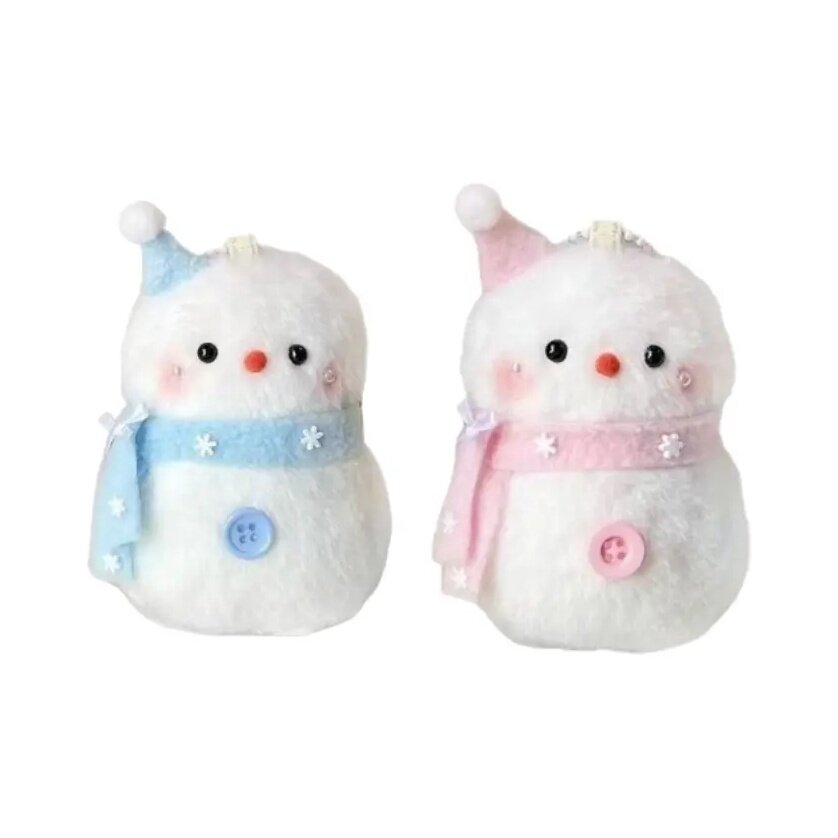 MDH Cute Christmas Collection Снеговик Декоративный Плюшевый Брелок Высота 10 см