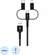 Кабель PERO, DC-06, 2.4А, 2м, Lightning/micro USB/Type-C, черный