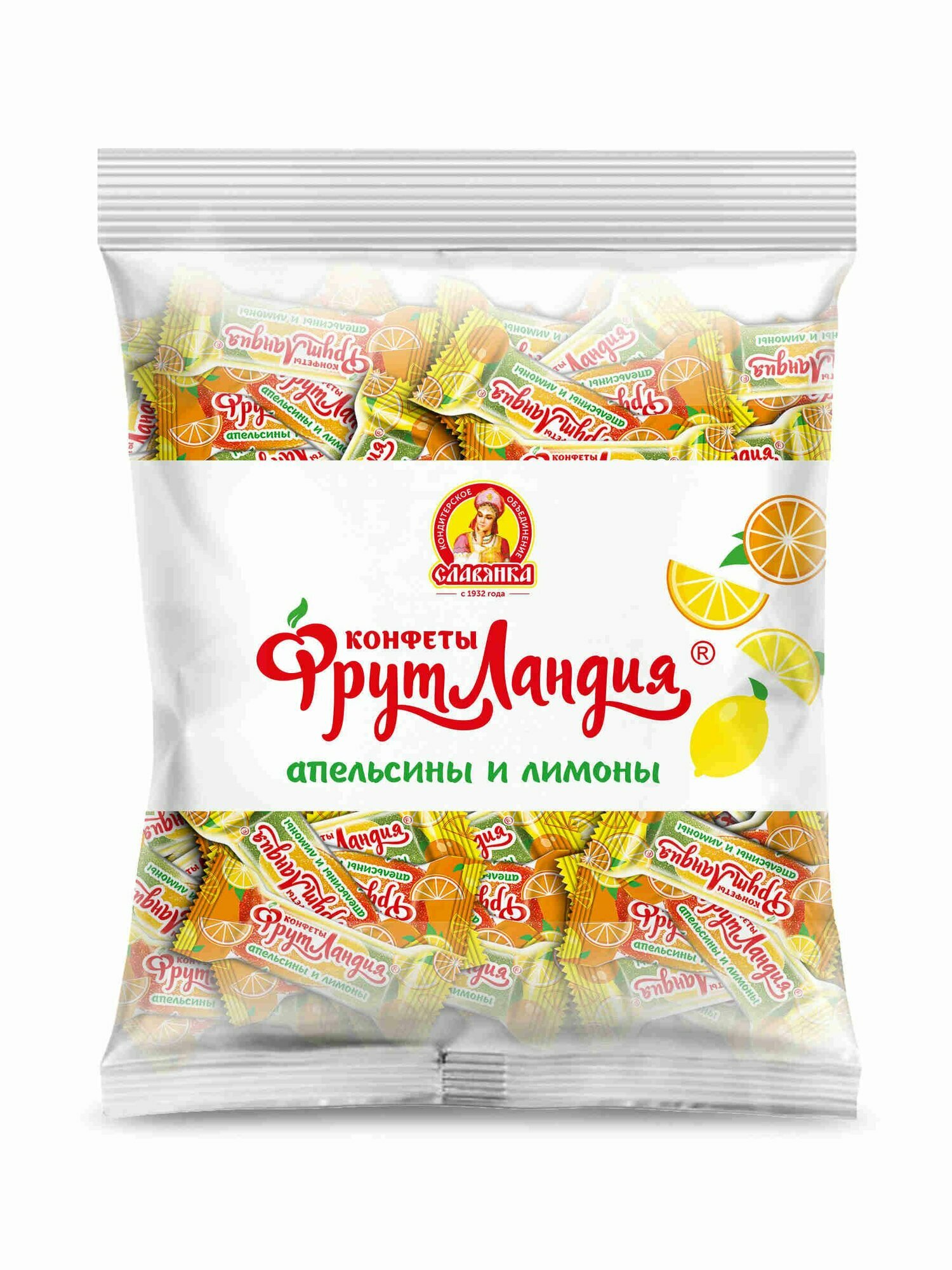 Конфеты "Фрутландия Апельсинов и Лимонов", 1 кг.