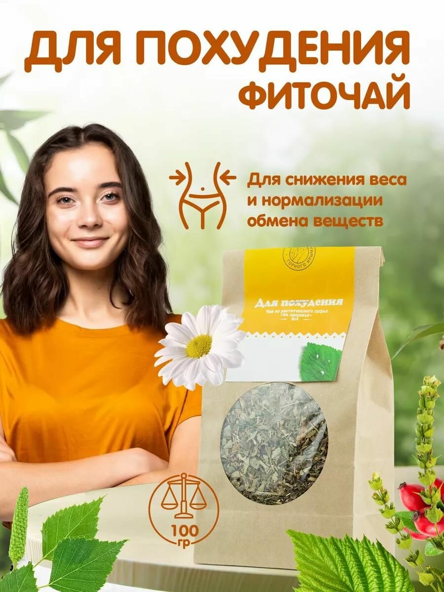 Чай для похудения Травы Горного Крыма детокс сбор травяной, 100г крымский травяной чай детокс-сбор сбор трав