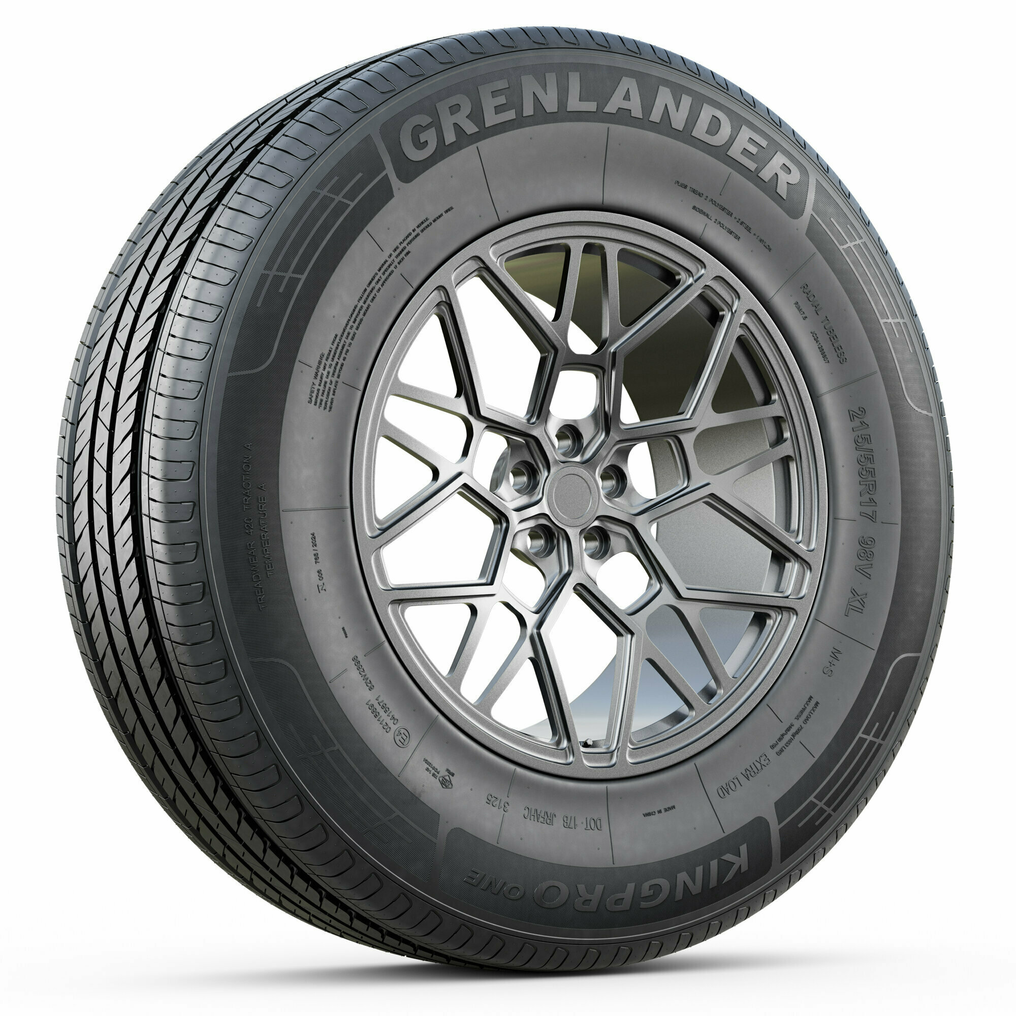Летние шины Grenlander Kingpro One 205/60 R15 91V для легковых автомобилей — фото 1