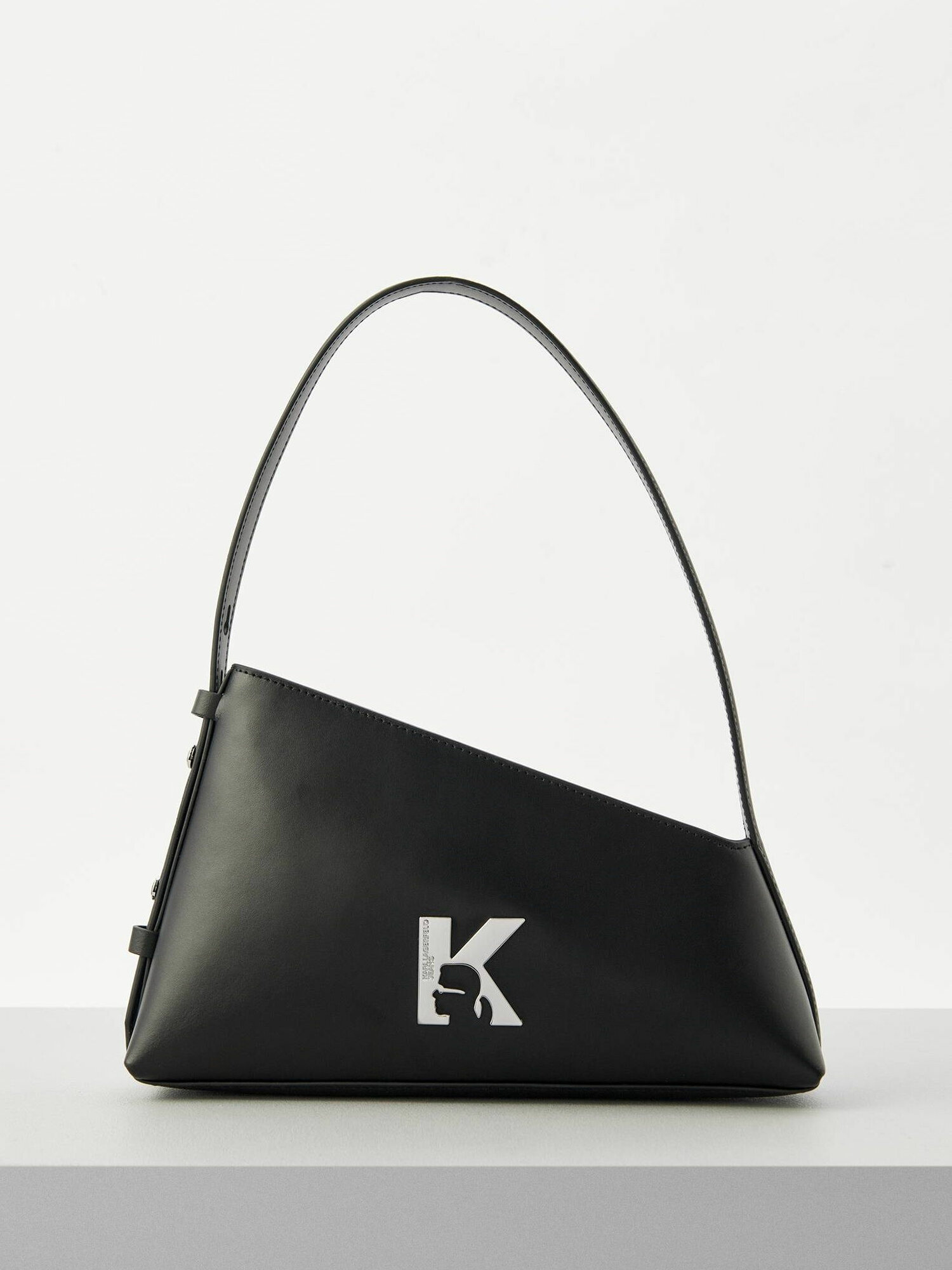 Сумка KARL LAGERFELD JEANS GEO, фактура гладкая, черный