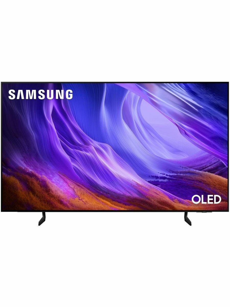 Телевизор 83' Samsung QE83S85HAEXPY 83", OLED, Ultra HD, Tizen Smart TV, 120 Hz, HDR10+, Wi-Fi, Voice, DVB-T2/C/S2, Bluetooth, CI+(1.4), FreeSync Premium, 2.0Ch 20W, OTS Lite, 4HDMI, 2USB, Graphite Black 2026