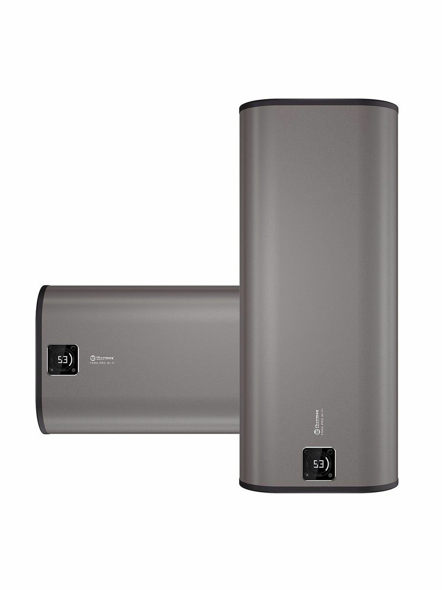 Накопительный электрический водонагреватель Thermex Fora 100 (pro) Wi-Fi Gray