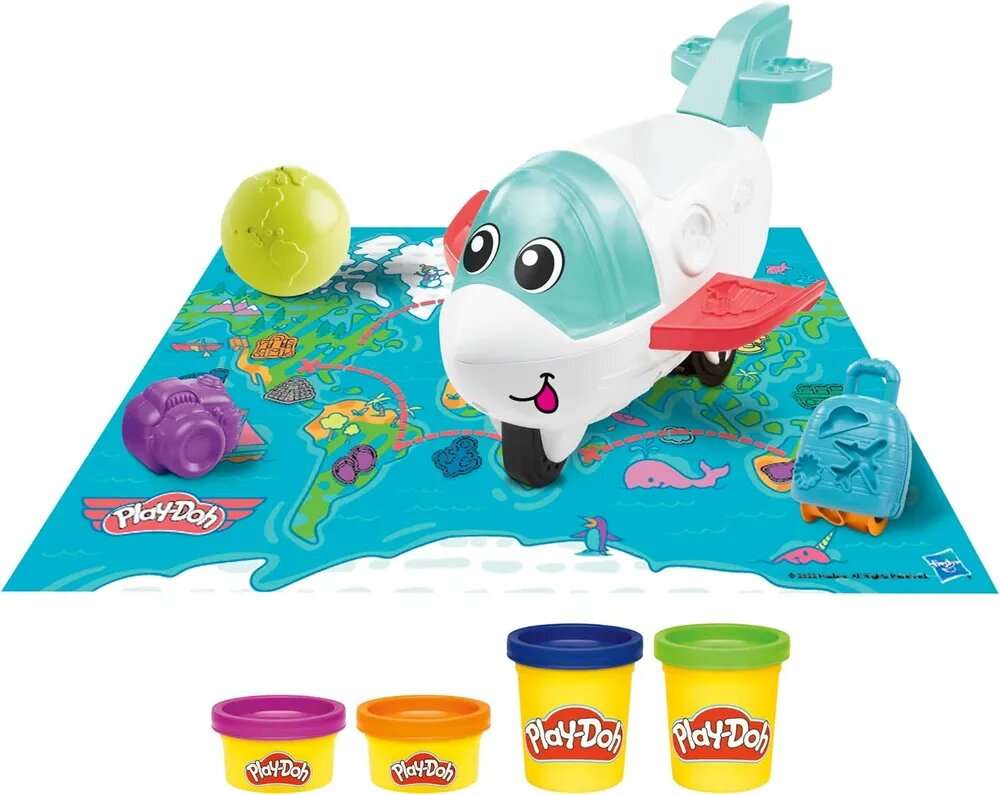 Стартовый игровой набор Hasbro Play-Doh Самолет-исследователь
