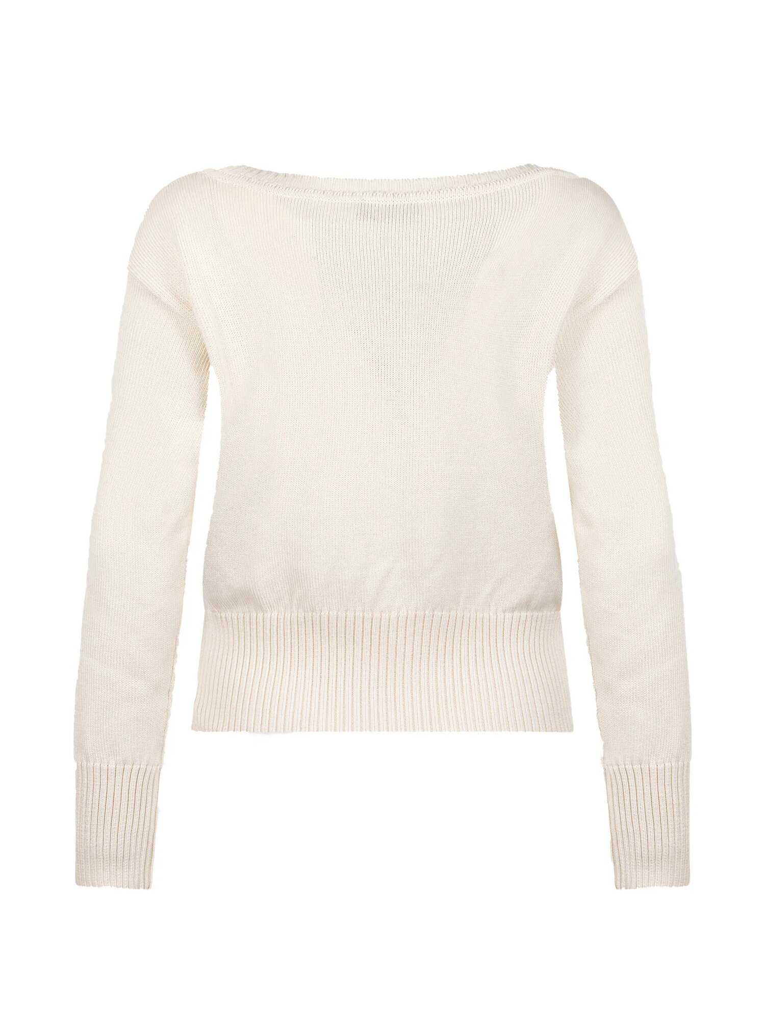 Свитер WEEKEND Boat-neck ribbed-trim sweater, размер 36 — фото 1