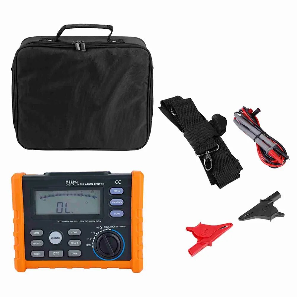 Тестер изоляции PEAKMETER MS5203 цифровой и аналоговый 501000В