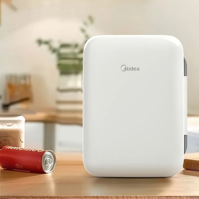 Мини холодильник для напитков Midea DC-10M маленький настольный, мини-бар, холодильник для косметики