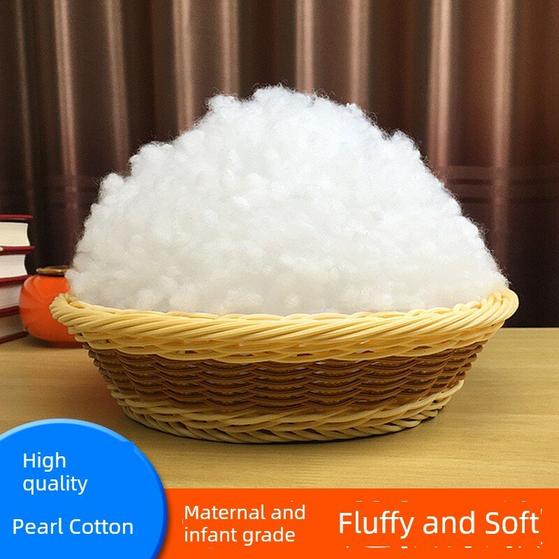 Перламутровый хлопок наполнитель, мягкий тип, 2.5кг для подушки, высокое качество, натуральное волоконное наполнение