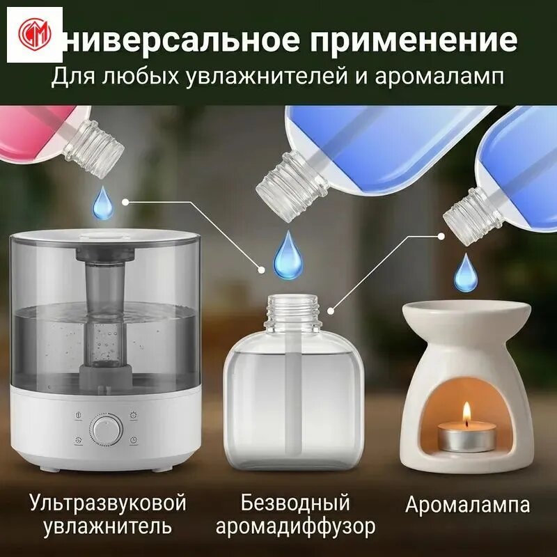 Парфюм для дома и офиса, набор наполнителей для аромадиффузора 5 шт - универсальный рефил для палочек, премиальные отельные и свежие цветочные ароматы
