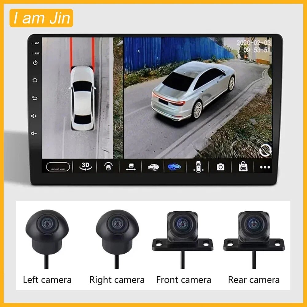 360-камеры для автомобильной панорамной камеры 1080P AHD, SL Sony 225 lens