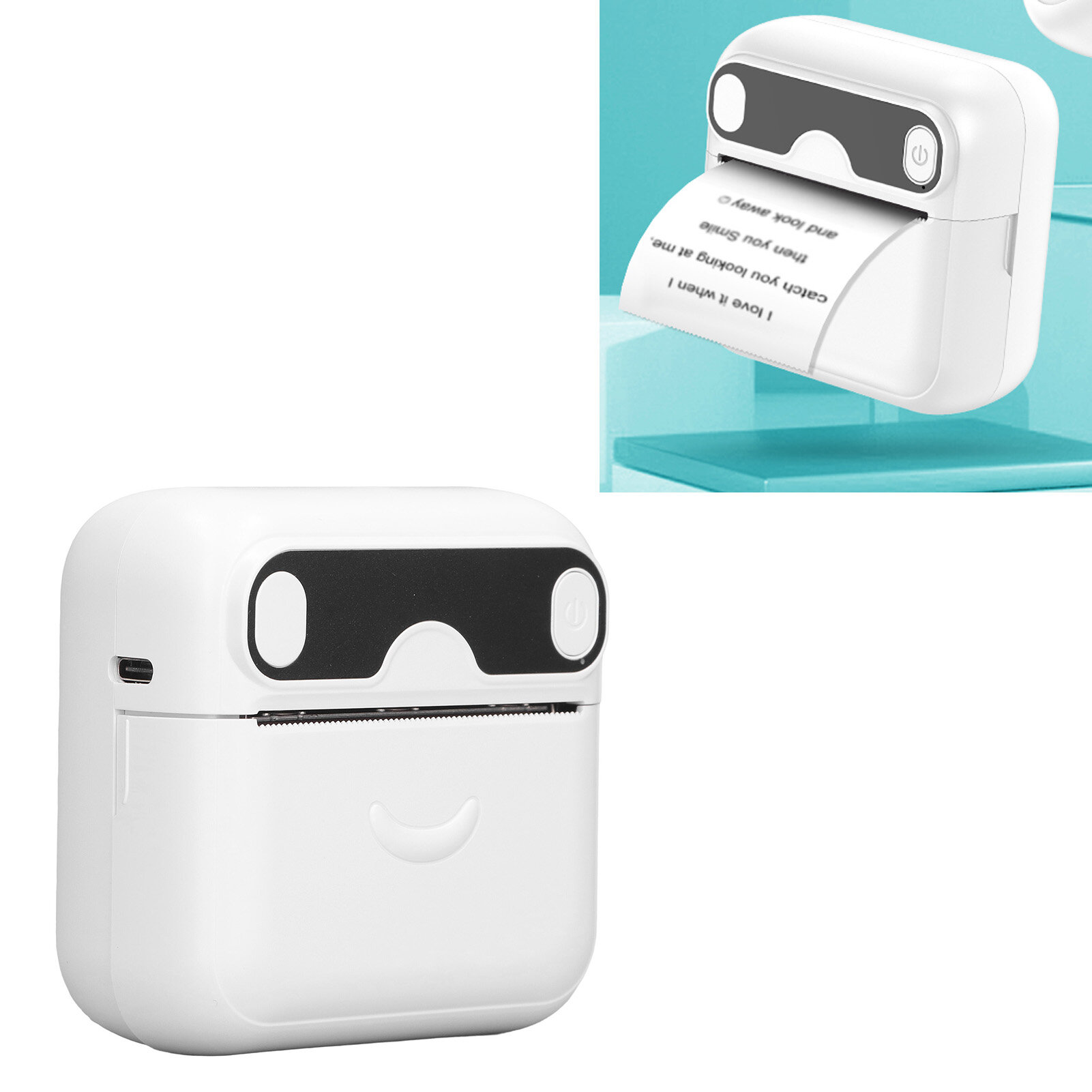 Mini Thermal Photo Printer Pocket Handheld Bluetooth Wireless Inkless Picture — фото 1