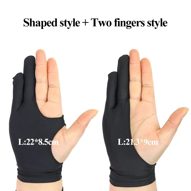 Цифровые Перчатки Для Рисования С Двумя Пальцами, Совместимые С iPad, Из Гладкого L 2Styles