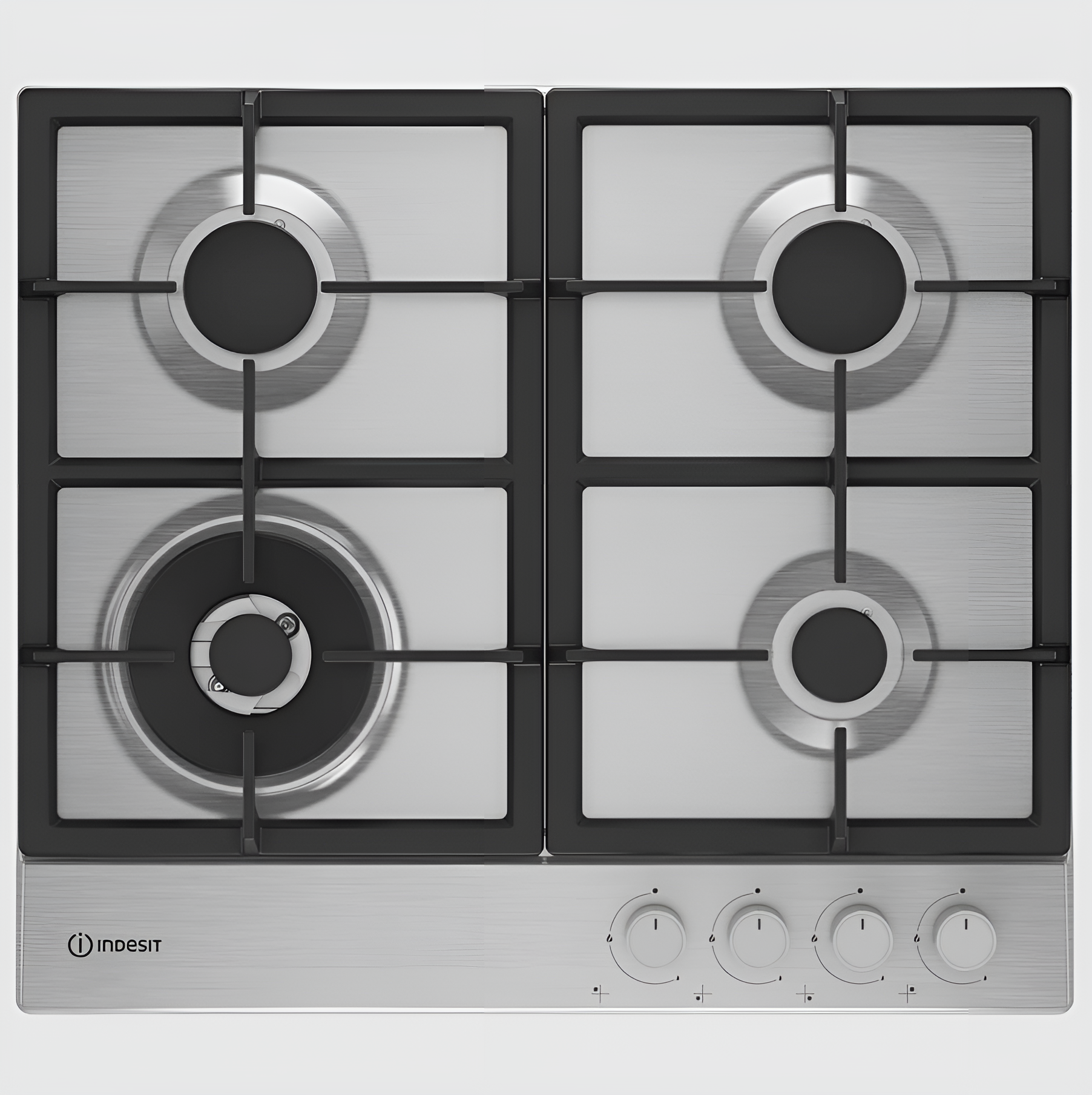 Встраиваемая варочная поверхность Indesit THPM 642 W/IX/I stainless steel
