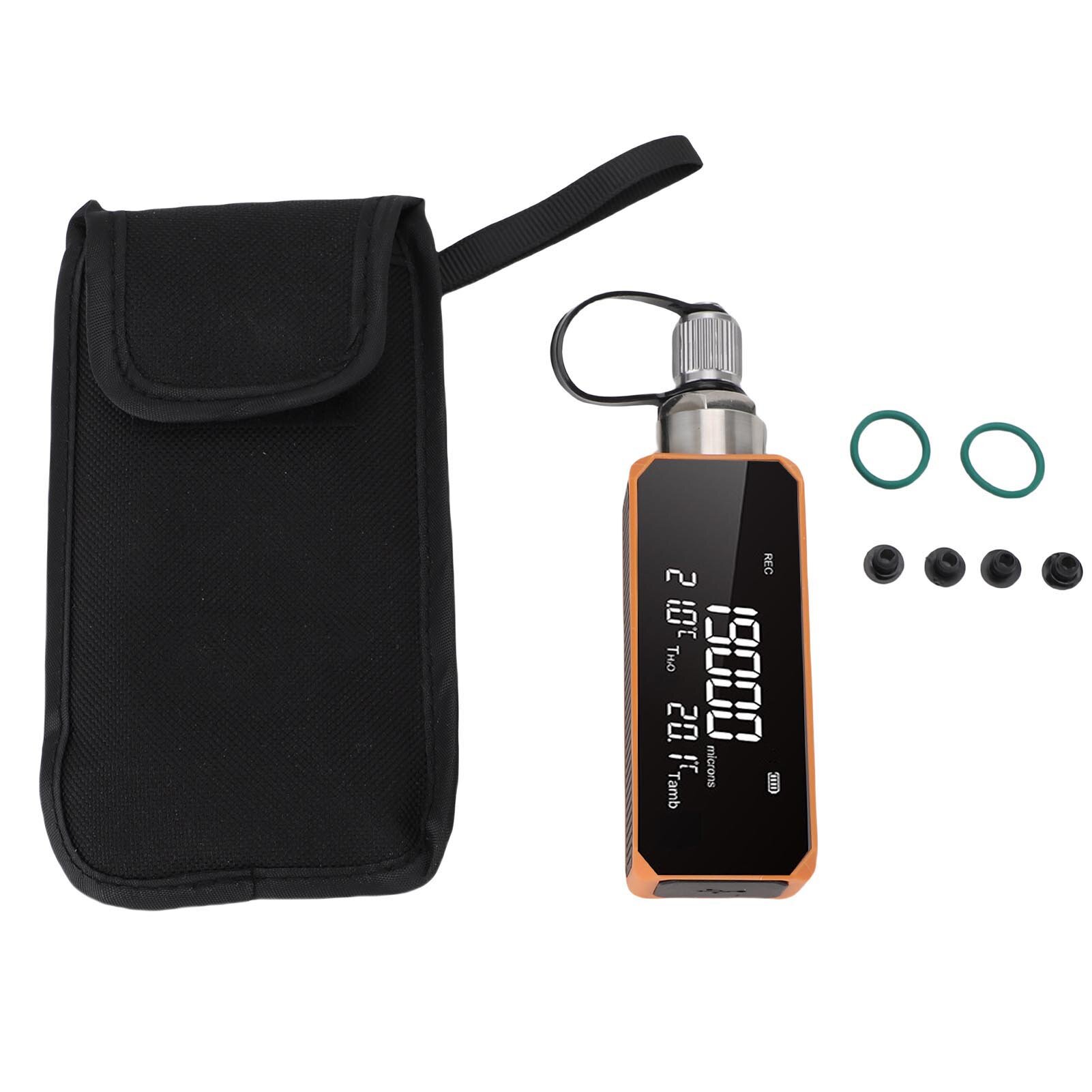 Цифровой вакуумметр 1-19000 микрон, точный многофункциональный для проверки маслостойкости