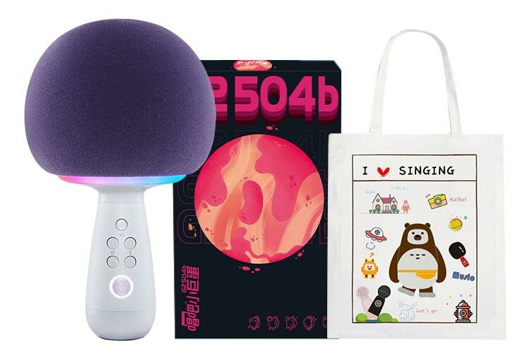 Микрофон-динамик Sing 504b для стриминга, g2 planet collection, с чехлом для переноски